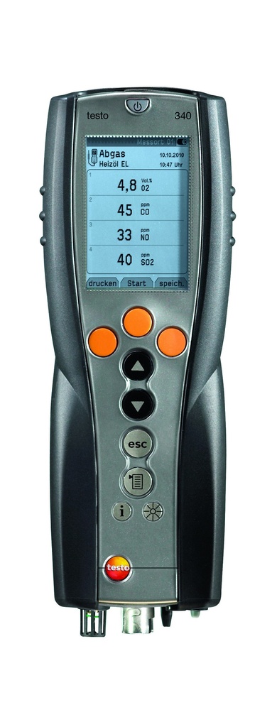 Testo 340 Flue Gas Analyzer | Portable Gas Analyzer